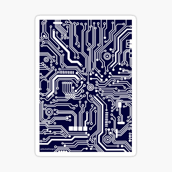 "microchip hardware circuit design" Sticker for Sale by hangthatup ...