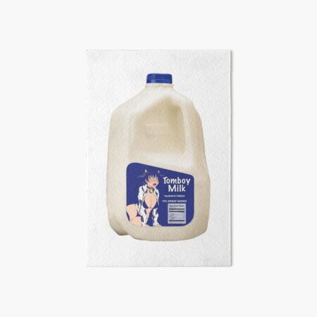 "Tomboy Milk" Art Board Print for Sale by CapyBoii | Redbubble
