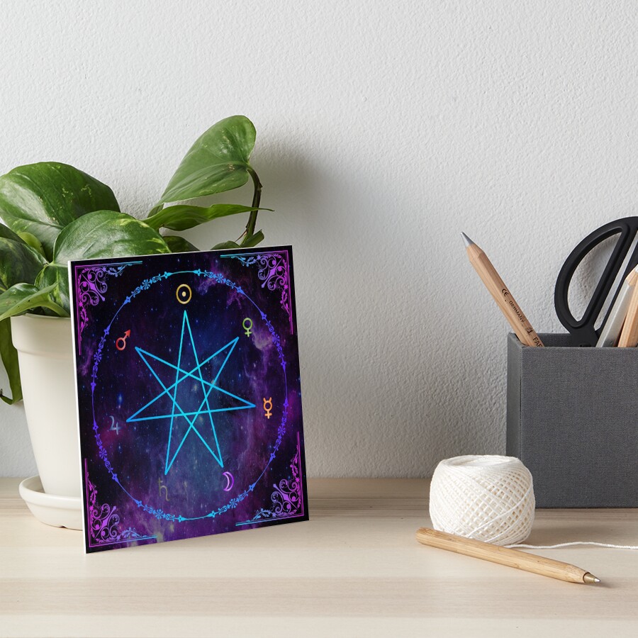 "The 7 Traditional Planets of Ancient Astrology with Septagram and ...