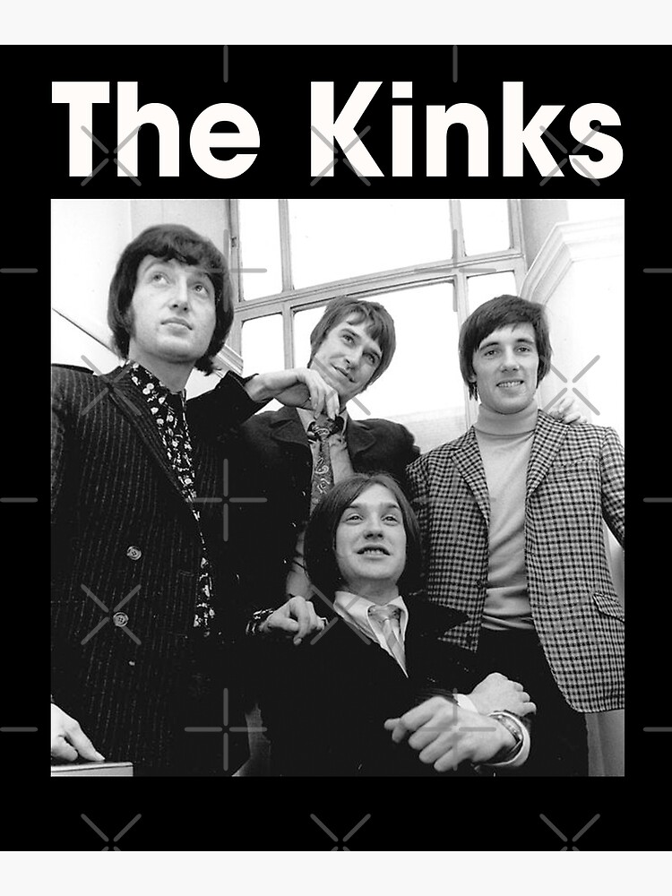 "Classic Rock Art The Kinks Band Members" Greeting Card for Sale by ...