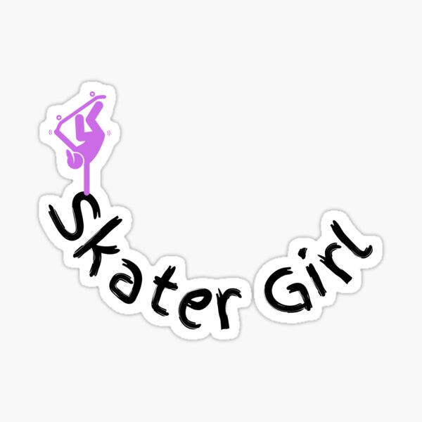 "Skater Girl Hang ten " Sticker for Sale by Socool101 | Redbubble