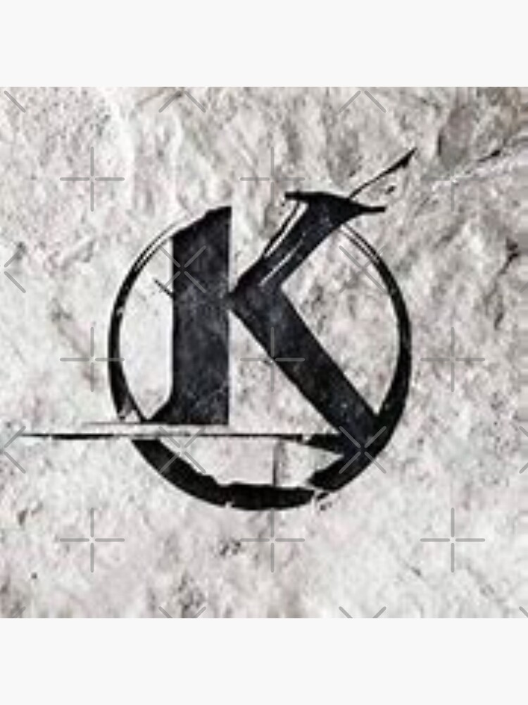 Impression photo « Logo Kaamelott noir sur fond gris », par ...