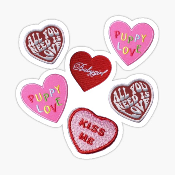 "heart sticker pack" Sticker for Sale by juderab | Redbubble