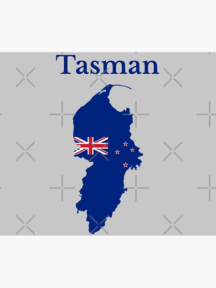 "Tasman District Map , New Zealand Region." Poster for Sale by ...