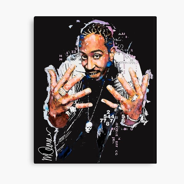 "Original Portrait of Ludacris Women" Canvas Print by ThrowbackTeesby ...