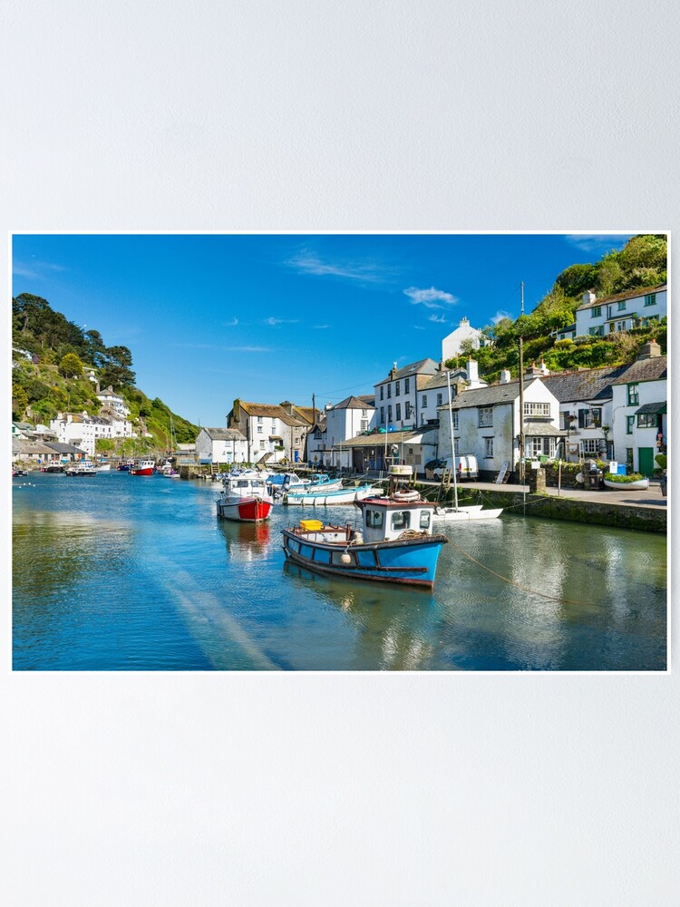 "Polperro harbour, South Cornwall" Poster by BananaPancake | Redbubble
