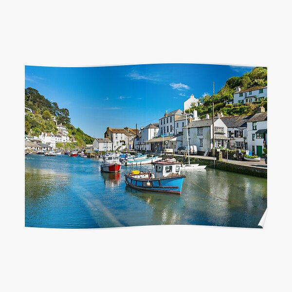 "Polperro harbour, South Cornwall" Poster by BananaPancake | Redbubble