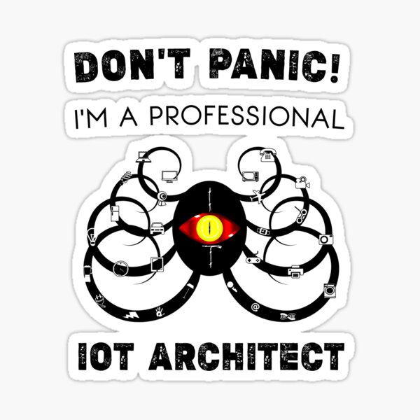 "Profesional IOT Architect" Sticker for Sale by Essakhi12 | Redbubble