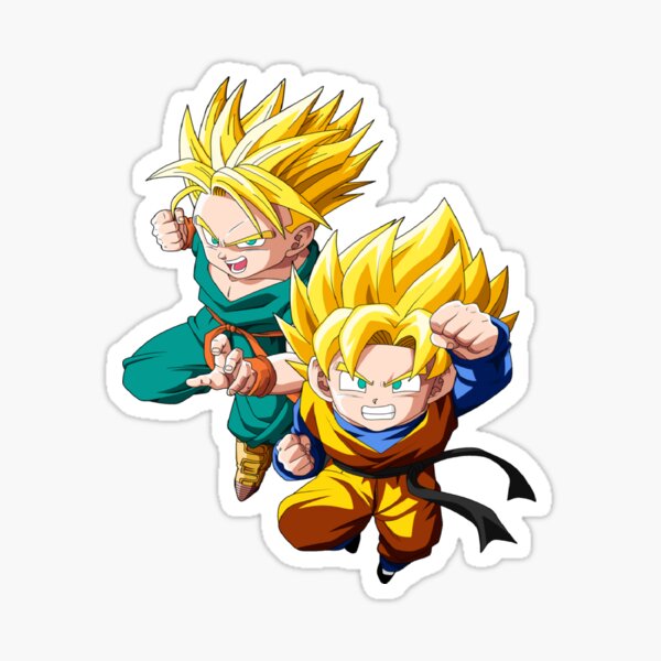 "Trunks and Son Goten" Sticker by scream1212 | Redbubble