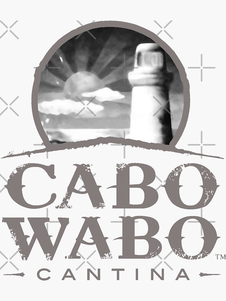 "Cabo Wabo Cantina" Sticker for Sale by abbehFath | Redbubble