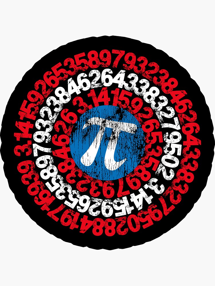 "Captain Pi Superhero Shield Nerdy Math Pi Day" Sticker for Sale by ...