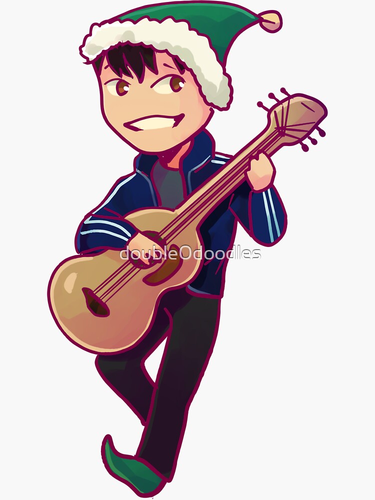 "Quackity Christmas" Sticker by double0doodles | Redbubble