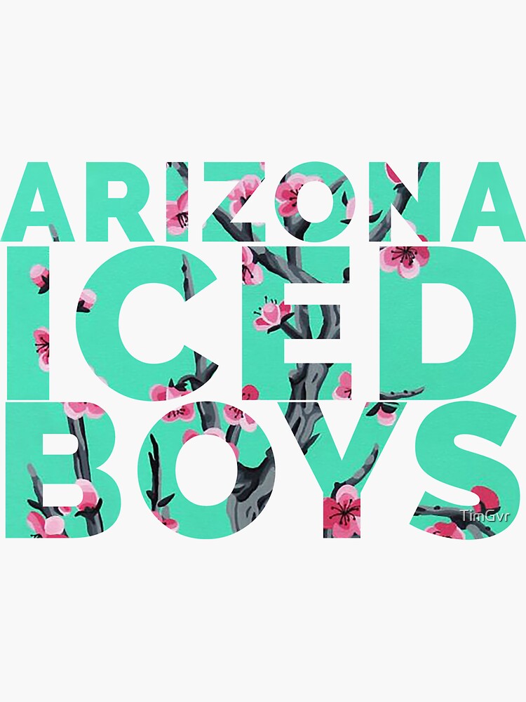 "Arizona Green Ice Tea Boys w/ Yung Lean" Sticker by TimGvr | Redbubble