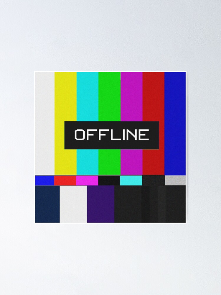 "Offline Analog" Poster for Sale by Domestic Platypus | Redbubble