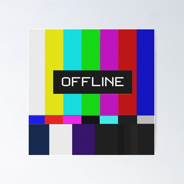 "Offline Analog" Poster for Sale by Domestic Platypus | Redbubble