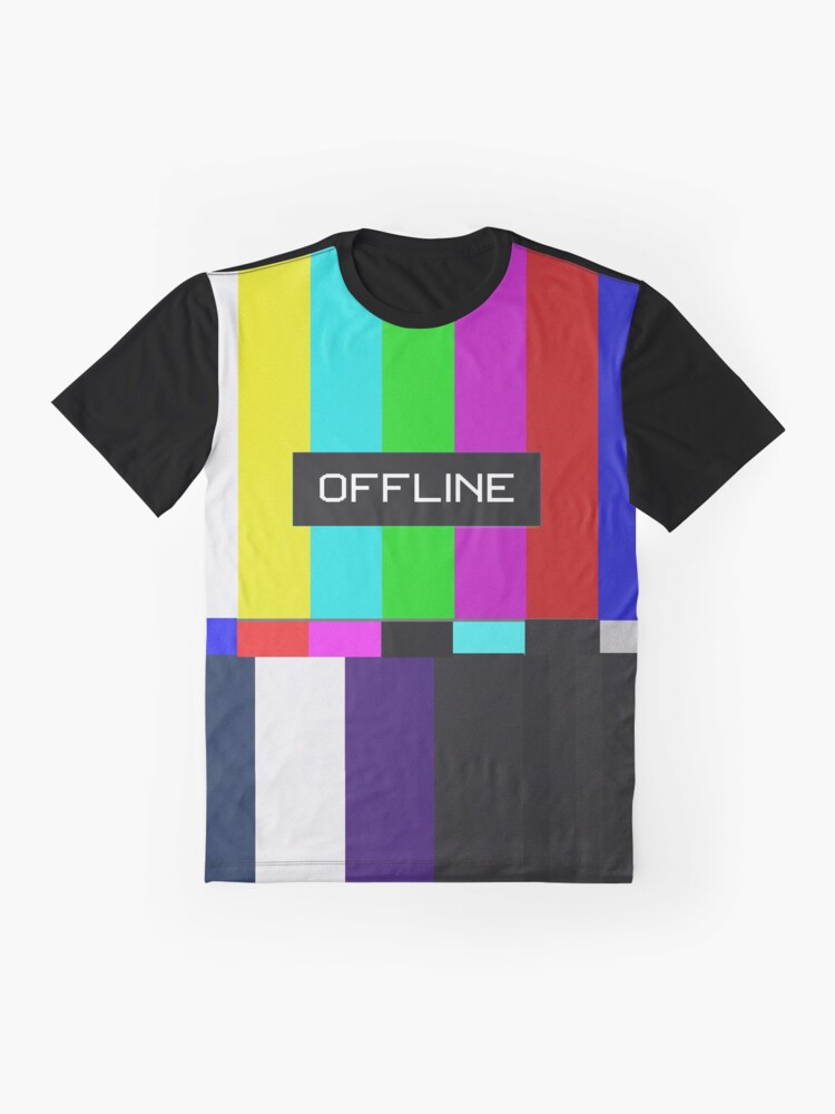 "Offline Analog" T-shirt for Sale by DomPlatypus | Redbubble | retro ...