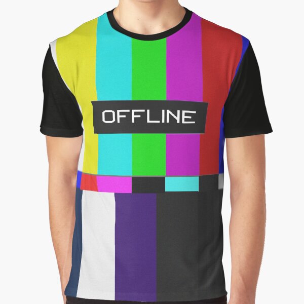 "Offline Analog" T-shirt for Sale by DomPlatypus | Redbubble | retro ...
