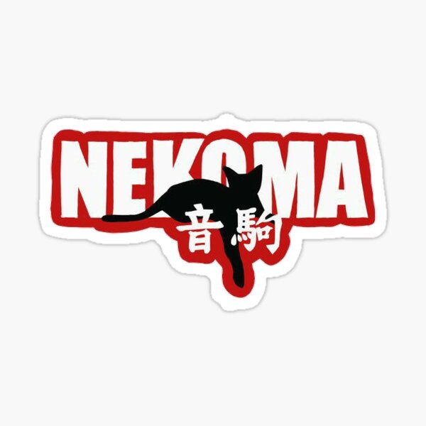 "Nekoma" Sticker for Sale by CrEat1ve7art | Redbubble