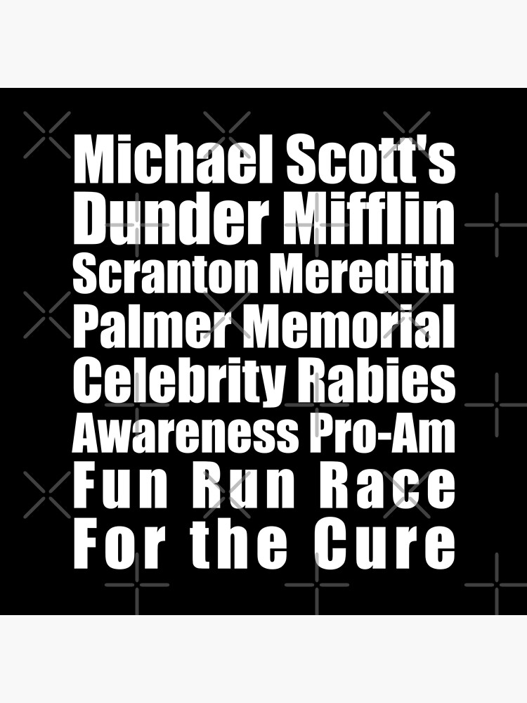 "Michael Scott's Dunder Mifflin Scranton Meredith Palmer Memorial ...