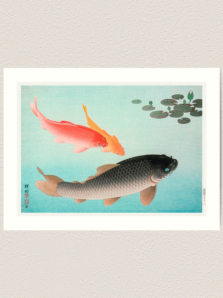 "Golden Carp" Art Print for Sale by SFTStudio | Redbubble