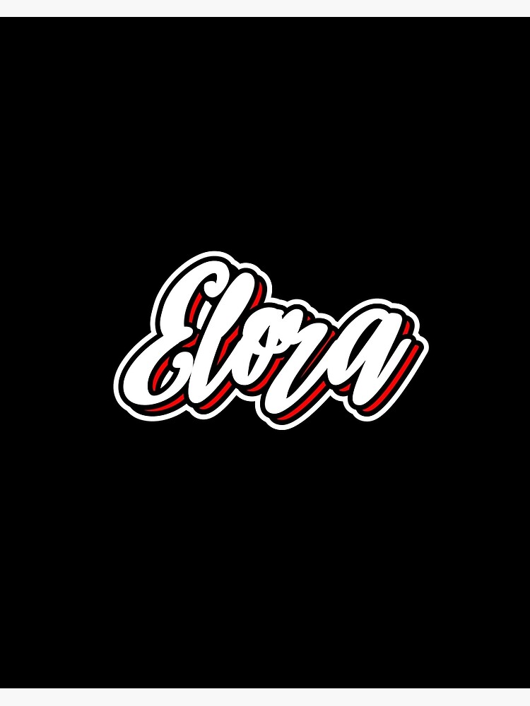 "Elora first name - hand lettering design" Art Board Print by sulies ...