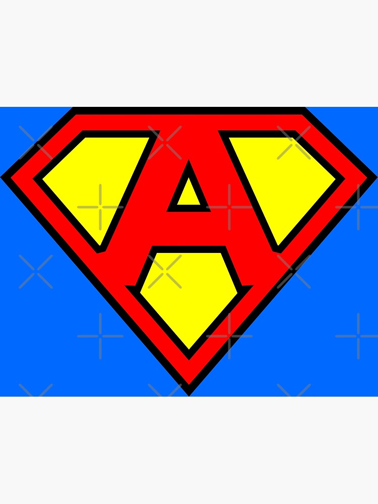"Letter A | Super Letter Vol.1" Poster by GoodGamesMP | Redbubble