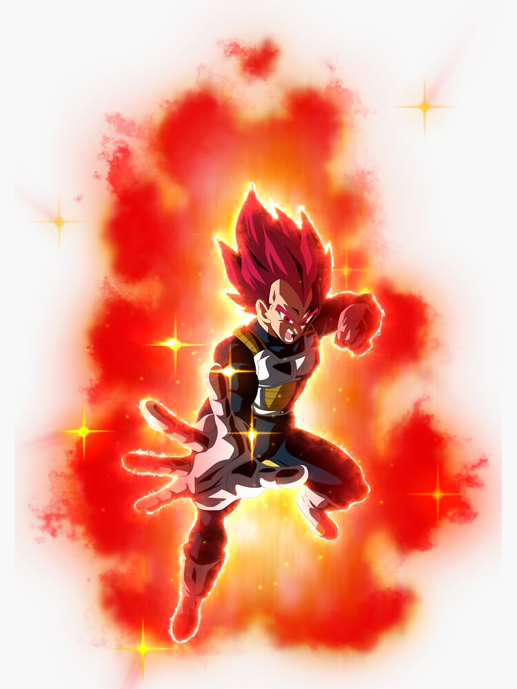 "SSG Vegeta" Sticker by inglip007 | Redbubble
