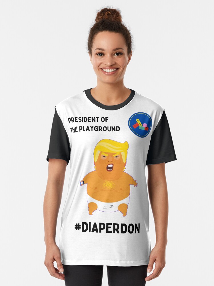 "#DiaperDon Donald Trump Wears Diapers" T-shirt for Sale by Jarazevedo ...