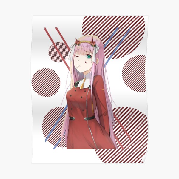 " zero two " Poster by AnaStasiaKhin21 | Redbubble