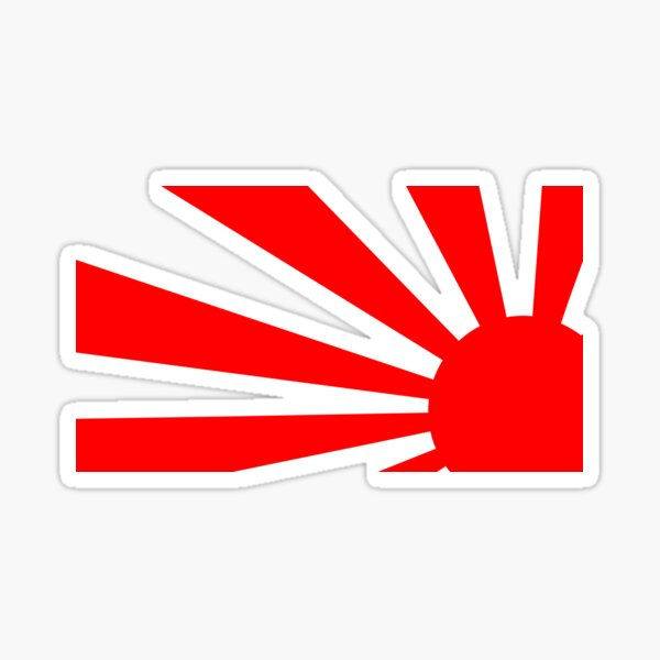 "Rising Sun" Sticker for Sale by eetfuk81 | Redbubble
