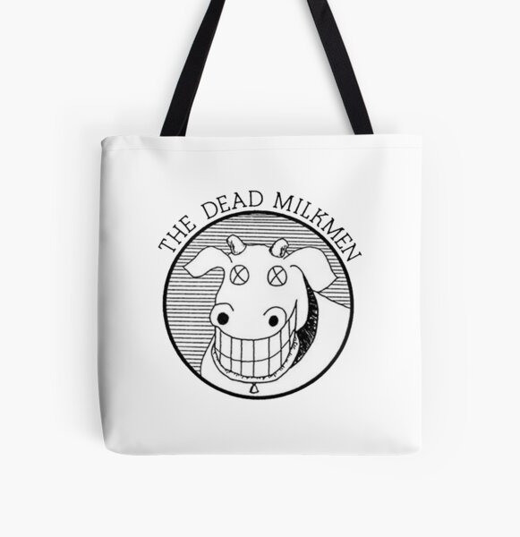 "Vintage The Dead Milkmen Smiling Cow" Tote Bag by hafdaur | Redbubble