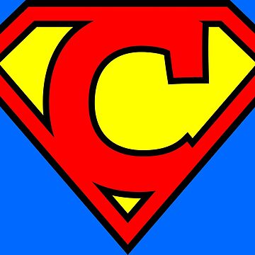 "Letter C | Super Letter Vol.1" Sticker for Sale by GoodGamesMP | Redbubble
