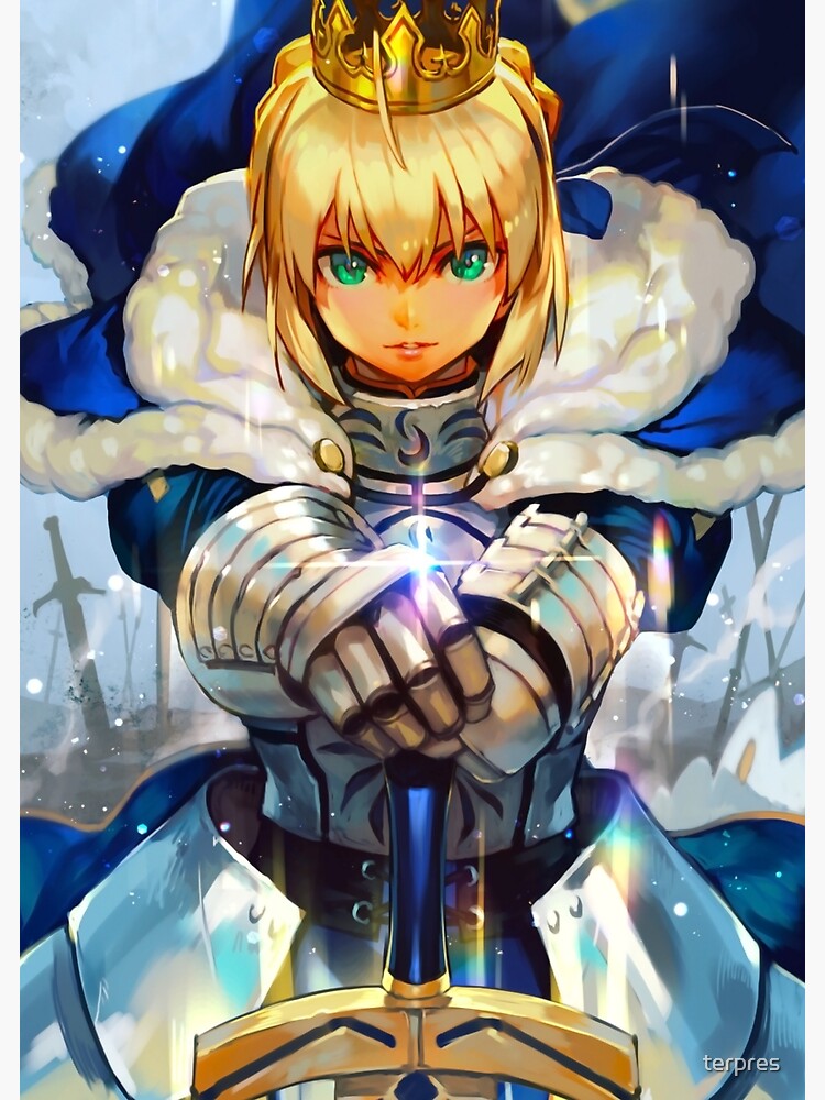 "Fate Saber" Poster by terpres | Redbubble