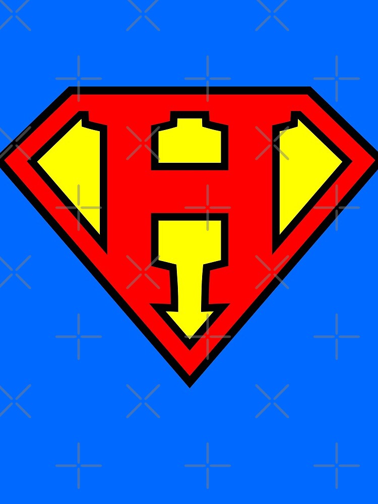 "Letter H | Super Letter Vol.1" Drawstring Bag for Sale by Red Sparkle ...