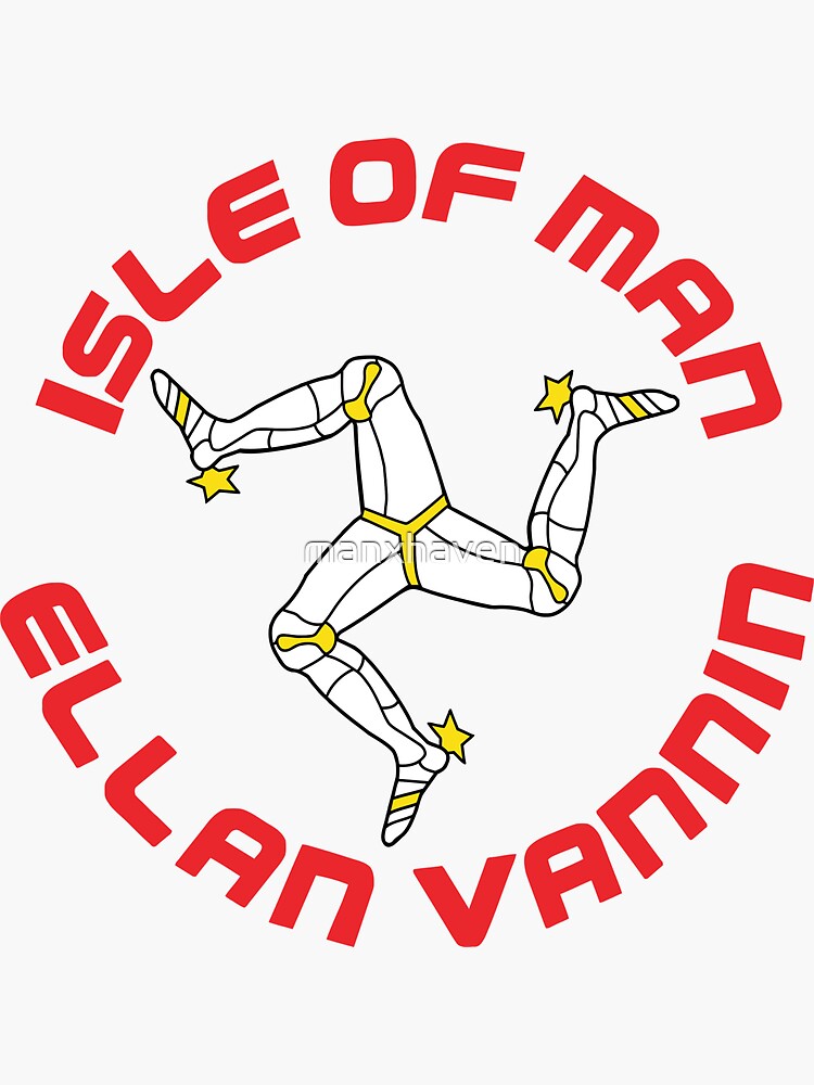 "Isle of Man" Sticker by manxhaven | Redbubble