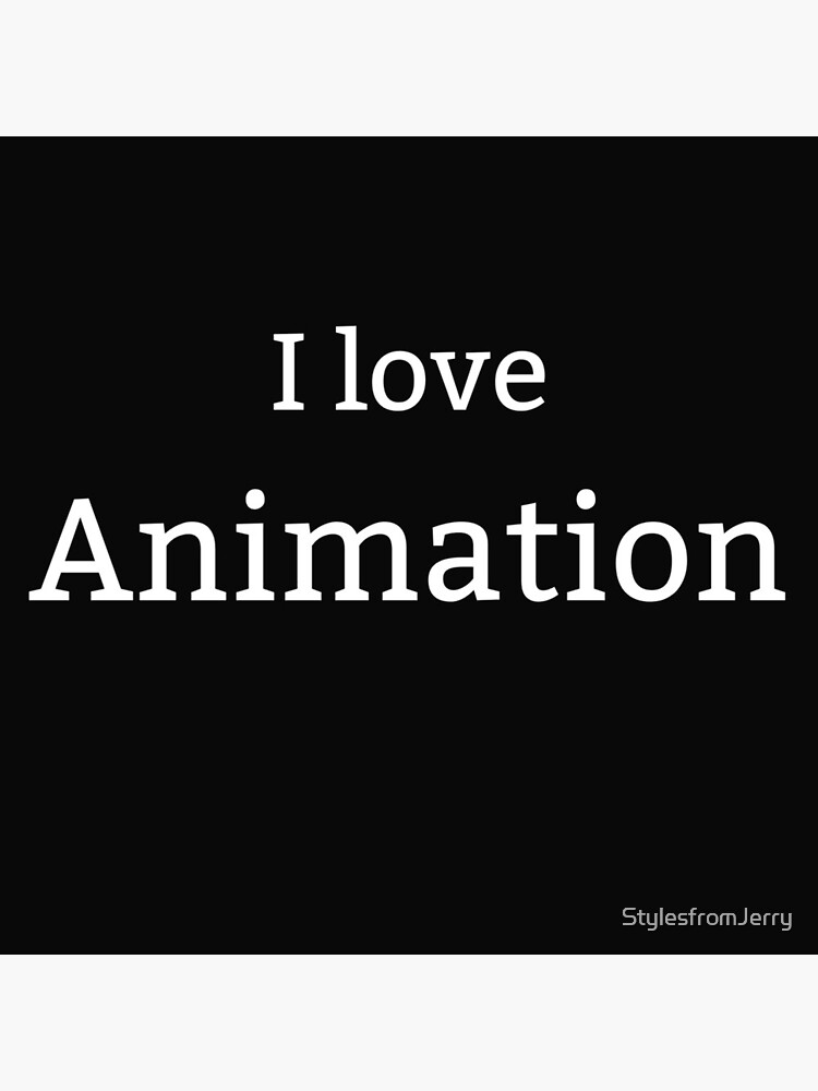 "Animation love" Poster for Sale by StylesfromJerry | Redbubble