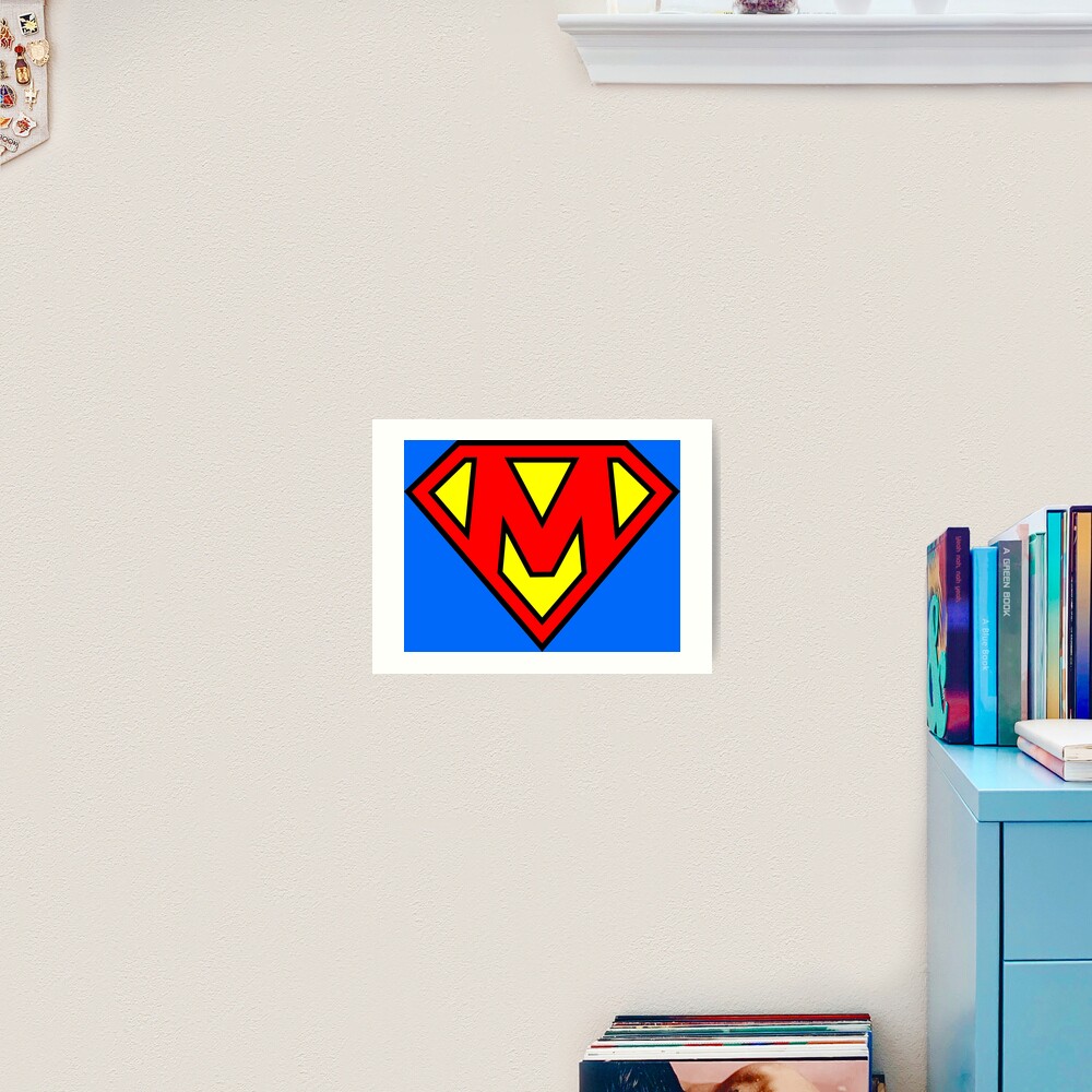 "Letter M | Super Letter Vol.1" Poster for Sale by Red Sparkle | Redbubble