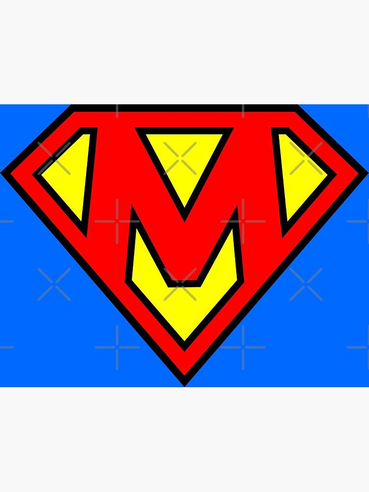 "Letter M | Super Letter Vol.1" Poster for Sale by Red Sparkle | Redbubble