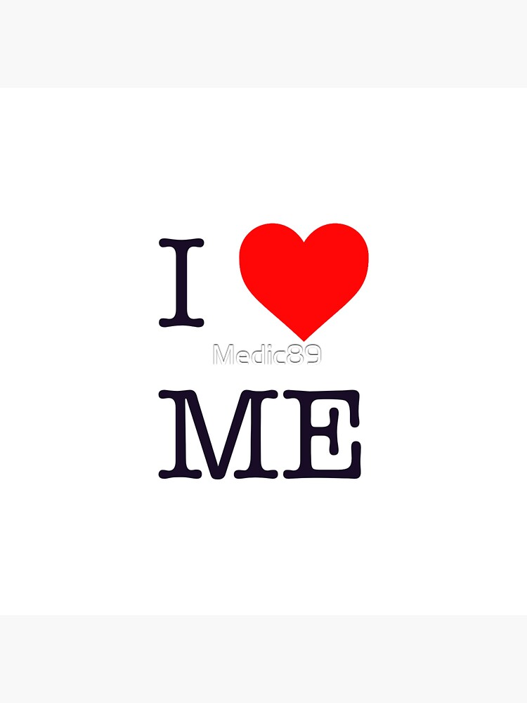 "I Love Me Logo" Sticker for Sale by Medic89 | Redbubble