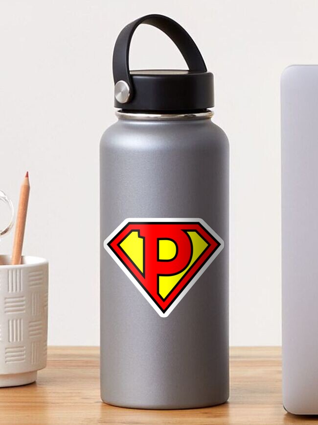 "Letter P | Super Letter Vol.1" Sticker for Sale by Red Sparkle | Redbubble