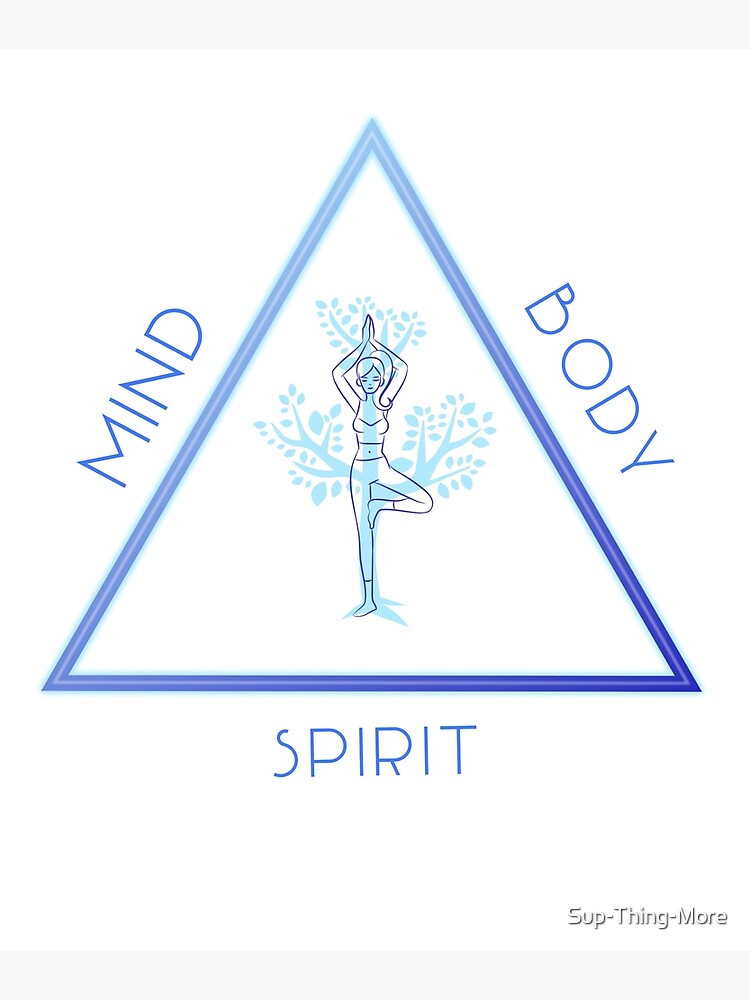 " Mind Body Spirit Tree" Poster by Sup-Thing-More | Redbubble