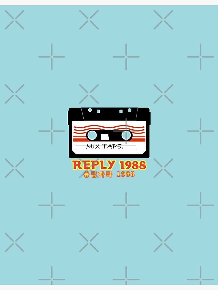 "reply 1988.cassette" Poster by 7thEdelweiss | Redbubble