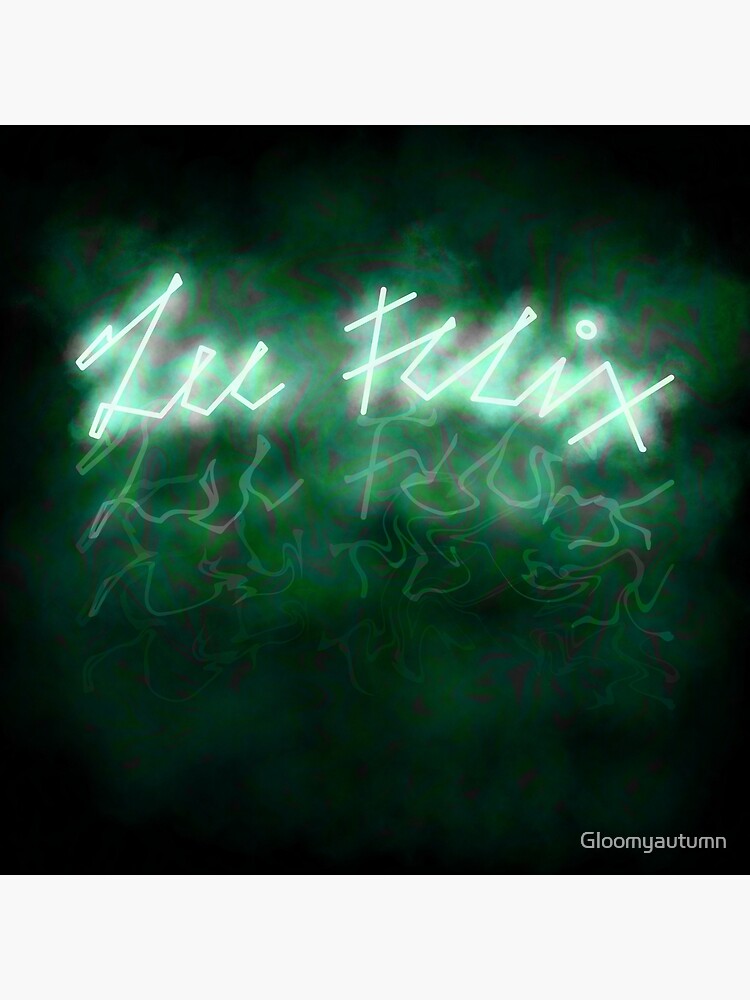 Lámina fotográfica «Lee Felix - Arte digital con nombre de neón - Stray ...