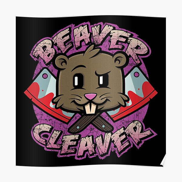 "Beaver Cleaver" Poster for Sale by ODENSTUDIOS | Redbubble