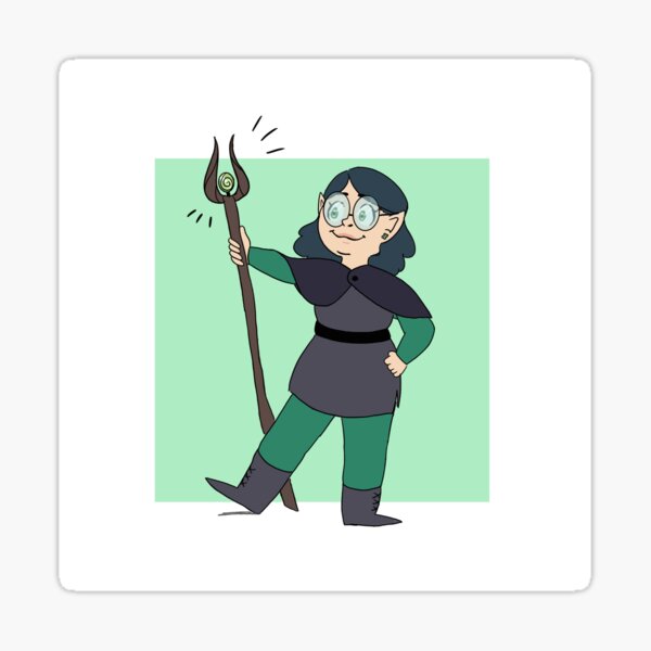 "willow learns dnd " Sticker by mutantkittens | Redbubble