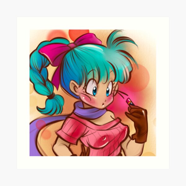 "Bulma " Art Print by ClotoAcherontia | Redbubble