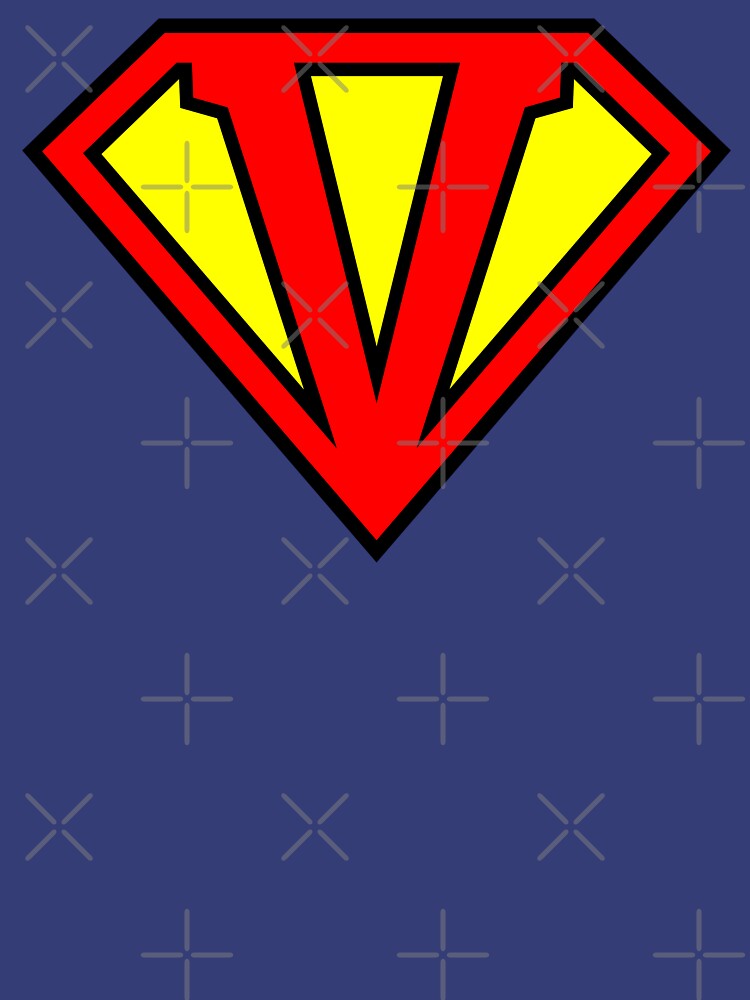 "Letter V | Super Letter Vol.1" T-shirt for Sale by GoodGamesMP ...