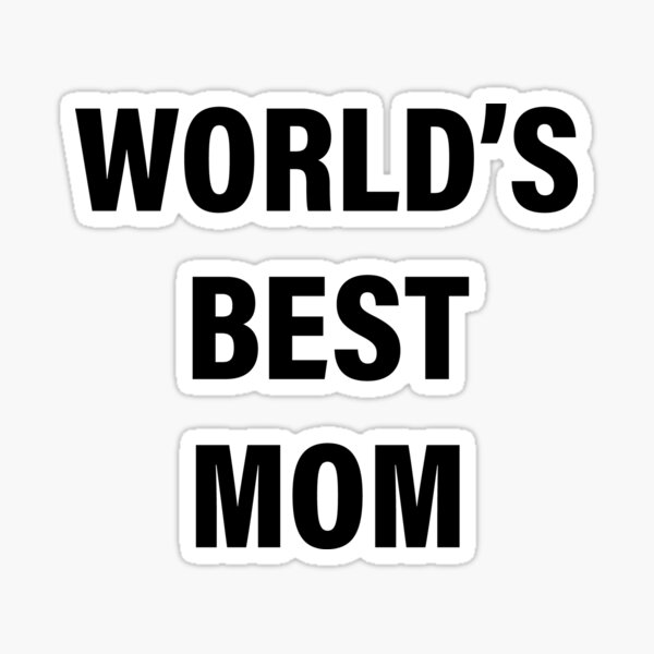 "the office - world's best mom" Sticker for Sale by oldschoolDZ | Redbubble