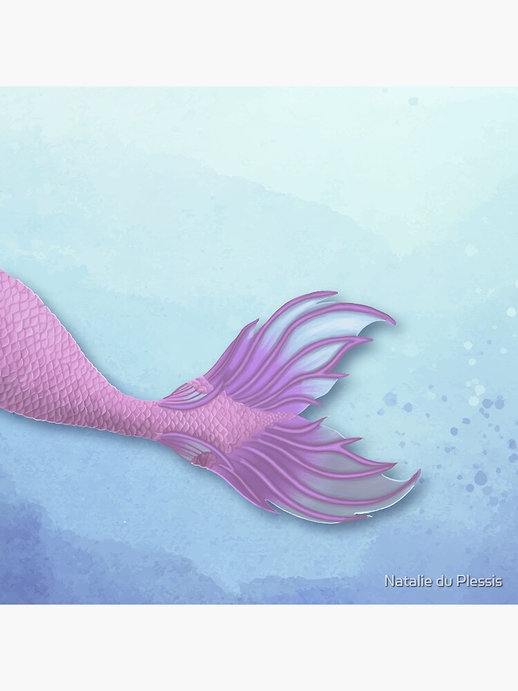 "Mystical Mermaid Tail" Poster for Sale by Natalie du Plessis | Redbubble