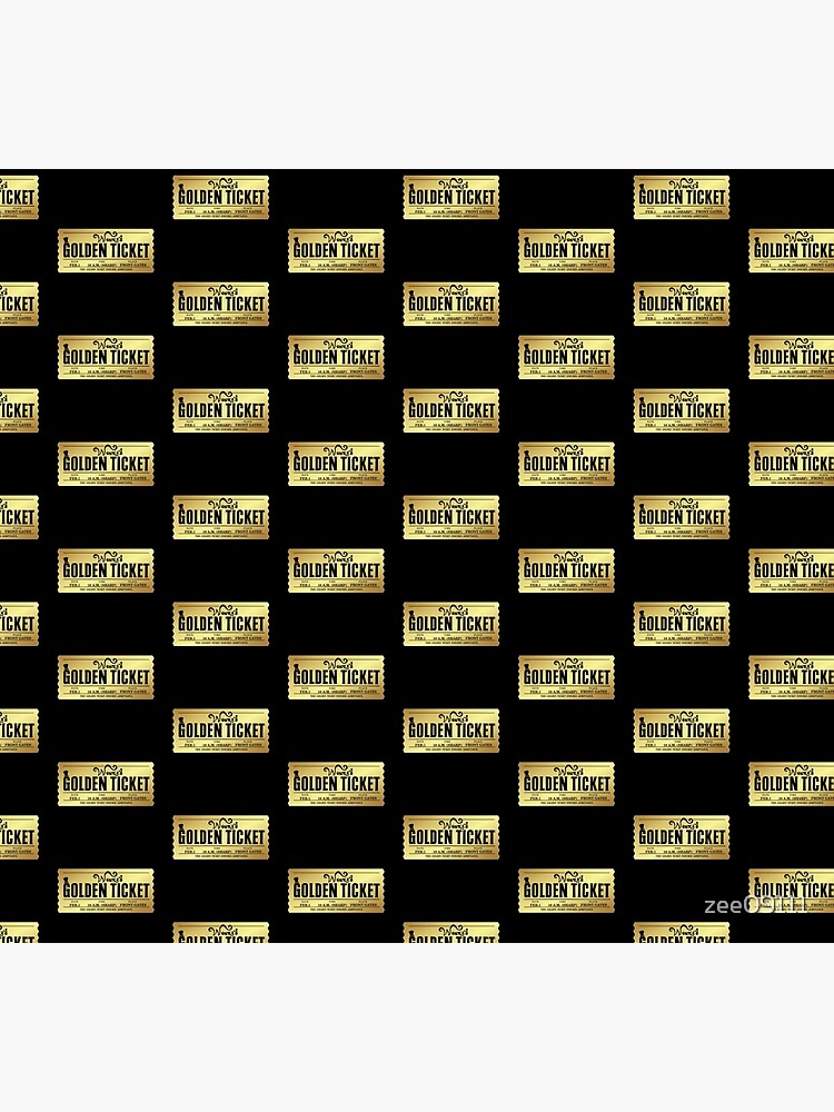 Wonka Golden Ticket Socks Designed & Sold By Gustavo Vieira